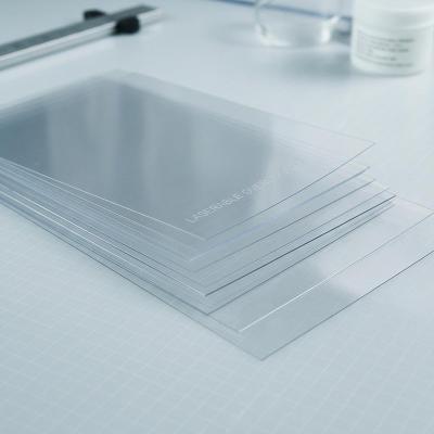 China Laserable PVC Coated Overlay Film with Clear Surface and 0.04-0.2mm Thickness for ID Cards for sale