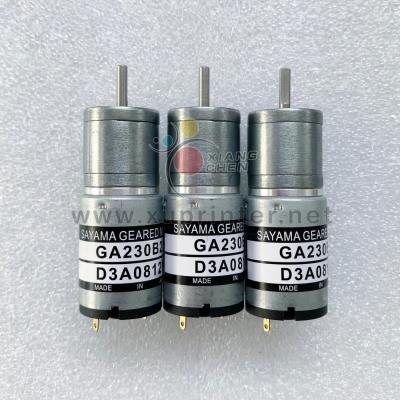 China Ink Key Motor Ga230b22 Geared Motor 12V for Sayama Printing Machine Spare Parts for sale