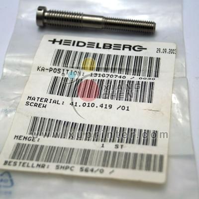 China Heidelberg Screw 41.010.419, Heidelberg Offset Spare Parts for sale