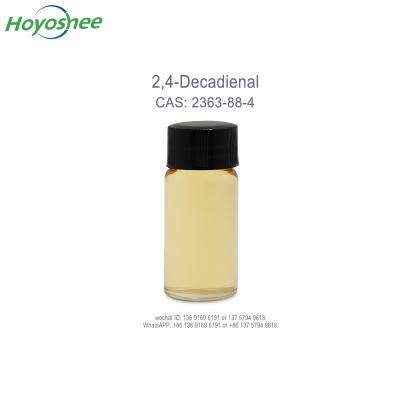 China CAS 2363-88-4  DECA-2,4-DIENAL Flavor Addictive  with distinctive Fatty and Fried Aroma for food Flavor for sale