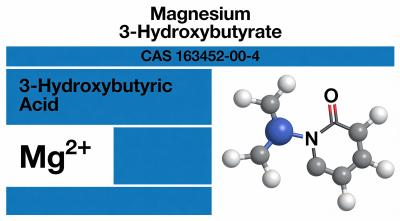 China CAS 163452-00-4 Magnesium 3-Hydroxybutyrate (Magnesium BHB) with Dual-Action Formula, Source of Exogenous Ketones, and Highly Bioavailable Magnesium for Metabolic Health for sale