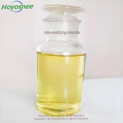 China Non-Oxidizing Biocide Water Treatment Chemical in Liquid Form with Yellow Brown Color and ≥30.0% Solid Content for Microbial Control for sale