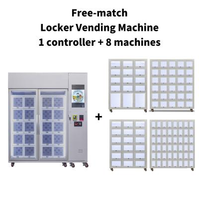 China Smart Locker Vending Machine 20-40 Lockers Customizable for Fresh Farm Products Fruits for sale