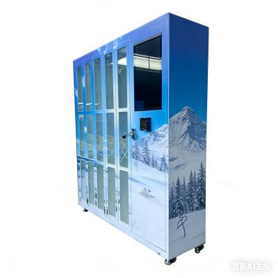 China Ski Rental Locker Vending Machine with Card Reader for Ski Resorts 120V for sale