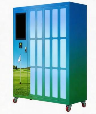 China Automated Golf Club Rental System 21.5 inch Touchscreen Card E-payment Remote Inventory Monitoring for sale