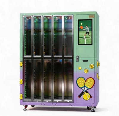 China WEIMI Smart Pickleball Paddle Rental Locker Vending Machine 24/7 Self-Service 50-Second Rental for sale
