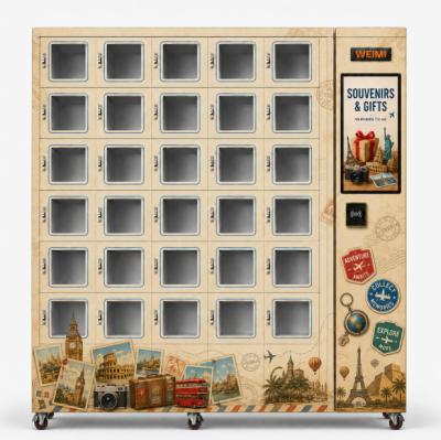 China WEIMI 35-Locker Smart Souvenir Vending Machine for Tourist Attractions for sale