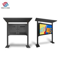 China Anti - Thunder 75In Outdoor LCD Digital Signage With Canopy Full Color High Resolution for sale