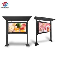 China Anti - Thunder 75In Outdoor LCD Digital Signage With Canopy Full Color High Resolution for sale