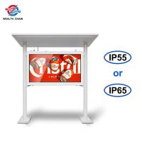 China High Resolution Outdoor Digital Kiosk Build In Media Player Weather Proof 65
