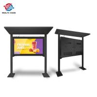 China Matt Black Android 2GB RAM Outdoor LCD Digital Signage With Canopy for sale