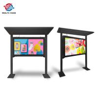 China Matt Black Android 2GB RAM Outdoor LCD Digital Signage With Canopy for sale