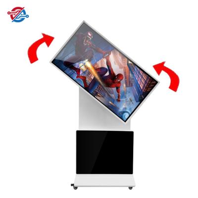 China CMS Indoor Digital Signage 55 Inch One Key Switch Display Direction Between Horizontal Vertical for sale