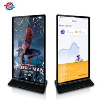 China Large Format 75 Inch Indoor Digital Signage Display Logo Print for sale