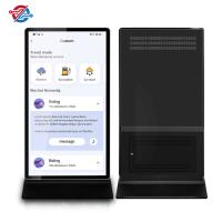 China Durable 65in Digital Signage Kiosk Floor Standing 480nits High Bright for sale