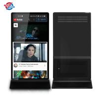 China Full Screen 75 Inch LCD Display Kiosk 4K UHD Playing 1920x1080p for sale