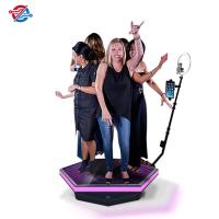 China Full Color 360 Photo Booth Go Pro Camera 360 Surround Automatic Rotating Stand Platform for sale