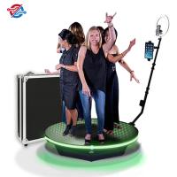 China 4 Person 360 Rotating Photo Booth 80cm 100cm 115cm Party Slow Rotating Spinning Camera for sale