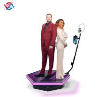 China Slow Motion 360 Rotating Photo Booth Rgb Automatic Camera Holders Party And Wedding Machine for sale