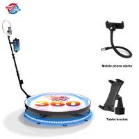 China Manual Control 360 Photo Booth Rotating Stand Camera Automatic Party Wedding Machine for sale