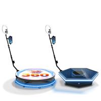 China 4 Person 360 Rotating Photo Booth With Led Light Phone Ipad Camera Holder Shooting Tool for sale