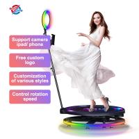 China Automatic 360 Rotating Photo Booth Machine Selfie Video Photobooth for sale