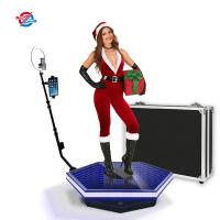 China Automatic 360 Rotating Photo Booth Machine Selfie Video Photobooth for sale