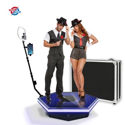 China Event Standing Platform 360 Rotating Video Photo Booth In 80cm 100cm 115cm for sale