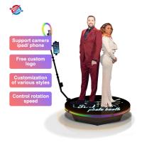 China Phone App 360 Photo Booth Platform Automatic Promote Relationship Rotating Spinner for sale