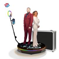 China Phone App 360 Photo Booth Platform Automatic Promote Relationship Rotating Spinner for sale