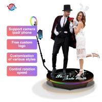 China Wireless Control 360 Rotating Photo Booth Support Smartphone for sale