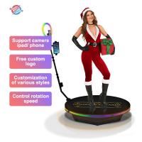 China Party Rotating Selfie Video Photobooth Automatic 360 Photo Booth Machine for sale