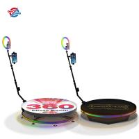 China 360 Wedding Photo Booth Platform Promote Relationship Automatic Rotating Spinner for sale