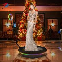 China 360 Wedding Photo Booth Platform Promote Relationship Automatic Rotating Spinner for sale