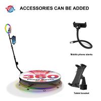 China 110V 360 Rotating Photo Booth Wireless 100cm Selfie Wedding Party Intelligent Machine for sale