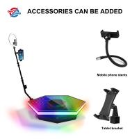 China Remote Control 360 Photo Booth Rotating Stage With Camera For Taking Photos for sale