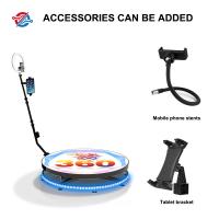 China 1 Person 360 Rotating Photo Booth Remote Control Customized Logo for sale