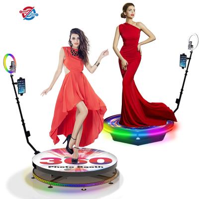 China Slow Motion Selfie Video Spin Automatic Photo Booth Portable 360 Photo Booth Machine for sale