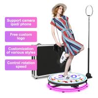 China Metal Platform 360 Degree Photo Booth Vending Machine Rotation Camera Photo for sale
