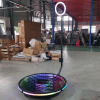 China Automatic 360 Rotating Photo Booth Led Camera Spin Around Photo Booth for sale