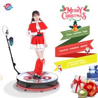 China 550KG Load 360 Rotating Photo Booth For Party Wedding Automatic Spinning Machine for sale