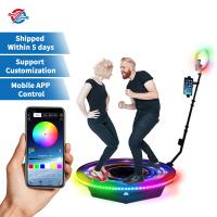 China 16cm Portable Photobooth Party Supplies 360° Automatic Rotating for sale