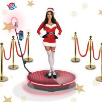 China Automatic 360 Spin Photo Booth Vogue Social Selfie Station Vending Machine for sale