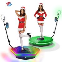 China Metal Platform 360 Rotating Photo Booth With Remote Controller for sale