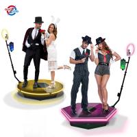 China 6 Person 360 Photobooth Machine Selfie Platform Spin 360 Degree Photo Booth for sale