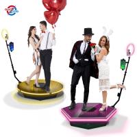 China People Stand 360 Rotating Photo Booth Spin 360 Degree Photobooth 110V for sale