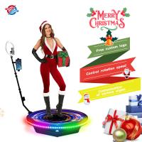 China People Stand 360 Rotating Photo Booth Spin 360 Degree Photobooth 110V for sale