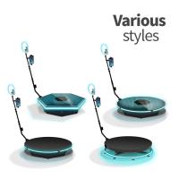 China Remote Control 360 Photobooth Machine Portable Selfie Platform Spin Photo Booth Vending Machine for sale