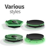 China Event Standing Platform 360 Rotating Video Photo Booth In Club for sale
