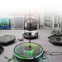 China Slow Spinning Portable Camera 360 Degree Photo Booth For Christmas Gift Party for sale